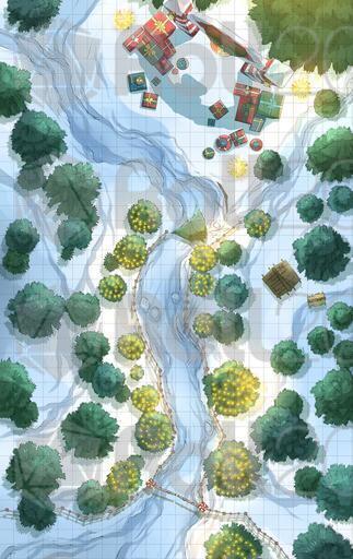Christmas Forest Encounter Map | Roll20 Marketplace: Digital goods for ...