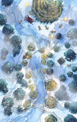 Christmas Forest Encounter Map | Roll20 Marketplace: Digital goods for ...