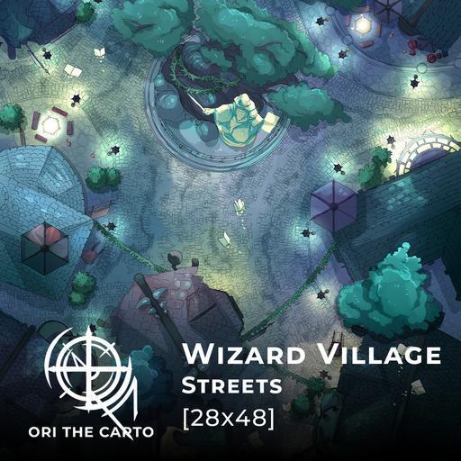 Wizard Village Streets Encounter Map | Roll20 Marketplace: Digital ...