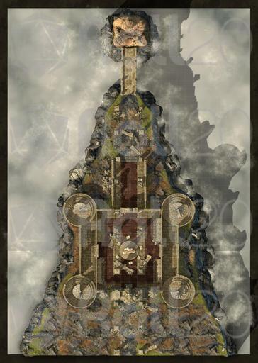 Ruined Mountain Temple Map | Roll20 Marketplace: Digital goods for ...