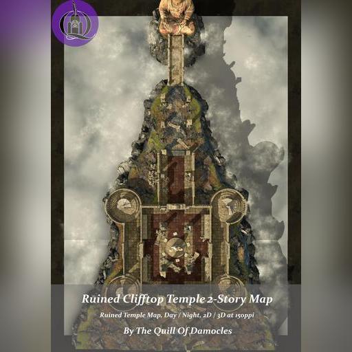Ruined Mountain Temple Map | Roll20 Marketplace: Digital goods for ...