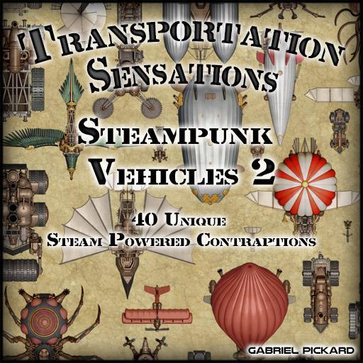 Transportation Sensation: Steampunk Vehicles 2 | Roll20 Marketplace ...