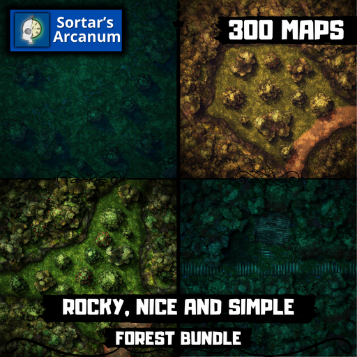 Rocky, Solid and Old Forest Lake Roads Double Pack - Forest Clearing ...