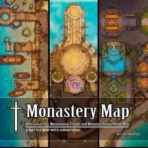 Monastery Maps | Roll20 Marketplace: Digital goods for online tabletop ...